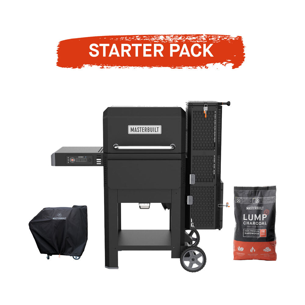 Masterbuilt Gravity Fed 600 Digital Charcoal Grill and Smoker Starter ...