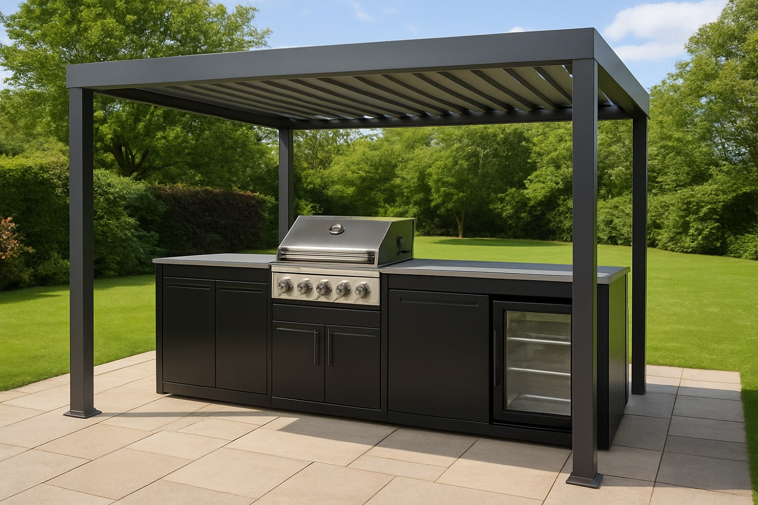 Spitfired Garden Kitchen and Gazebo Bundle | UK Made Outdoor Kitchens ...