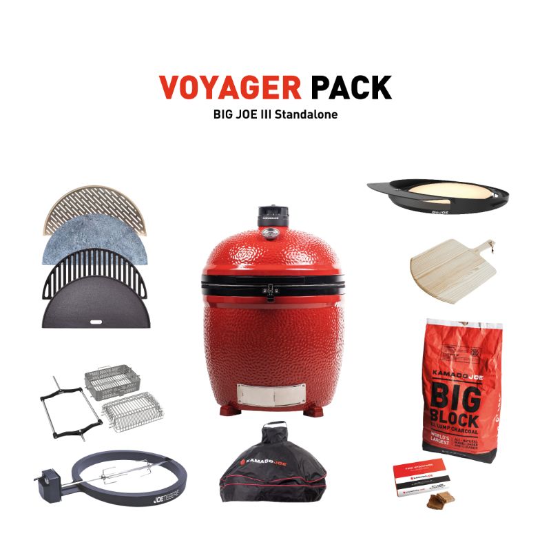 Kamado Joe Big Joe III Standalone Voyager Pack | Gardenbox.co.uk