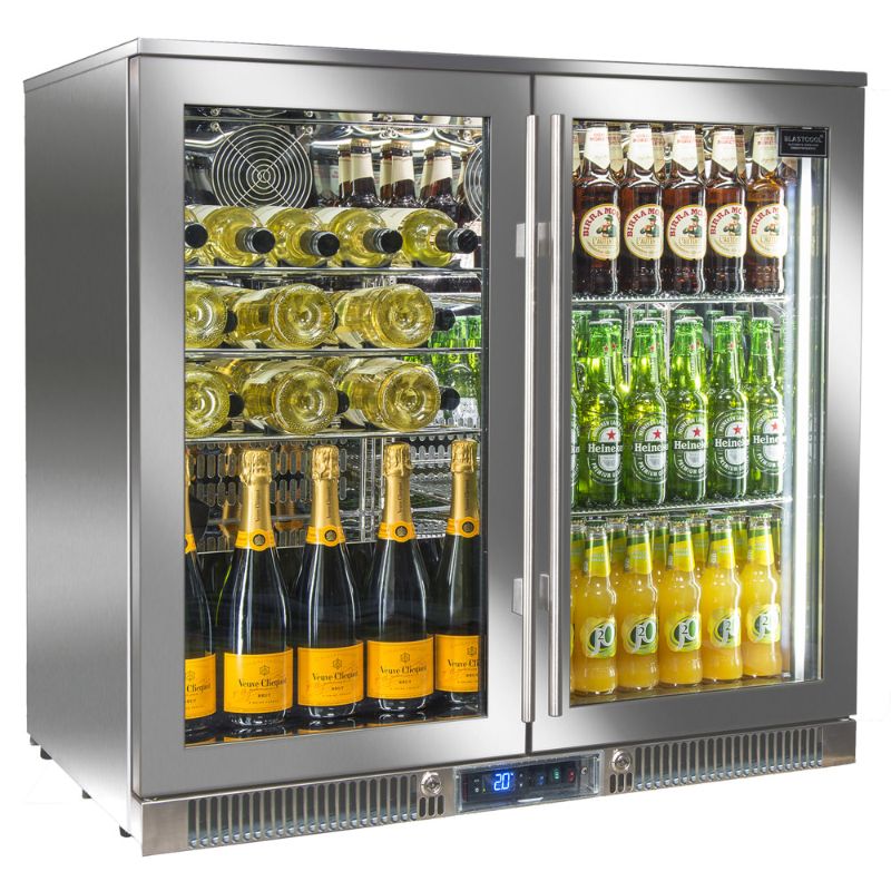 Blastcool Double Outdoor Rated Fridge | Extremis XP2 | Gardenbox.co.uk